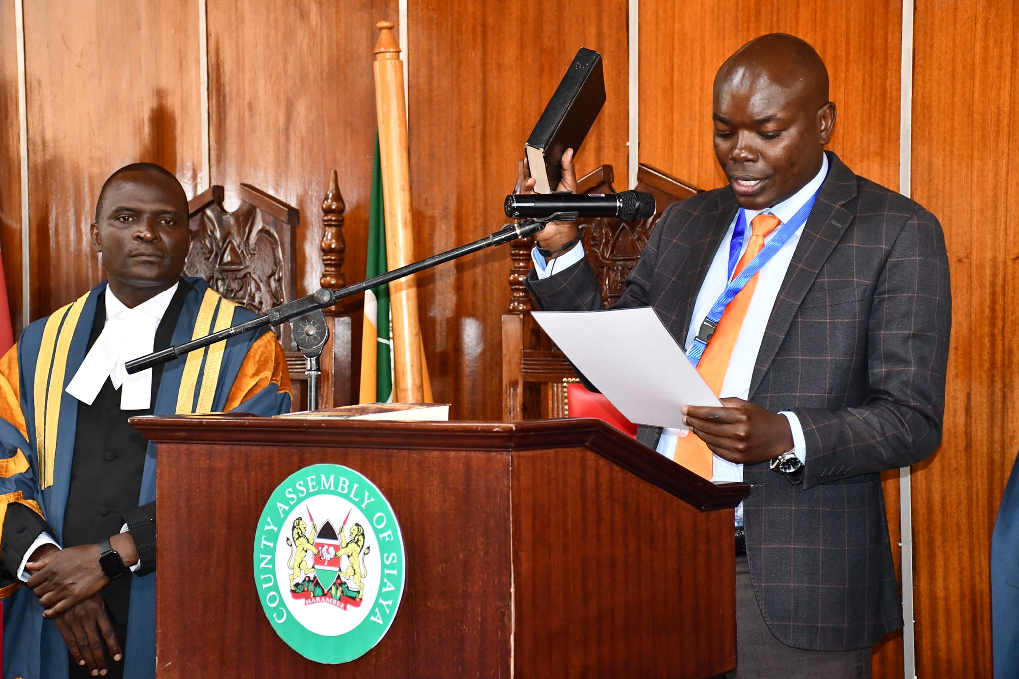 Members of the Third County Assembly of Siaya take oath of office ...