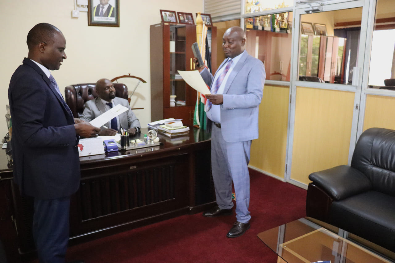 MEMBERS OF THE COUNTY ASSEMBLY SERVICE BOARD TAKE OATH OF OFFICE ...
